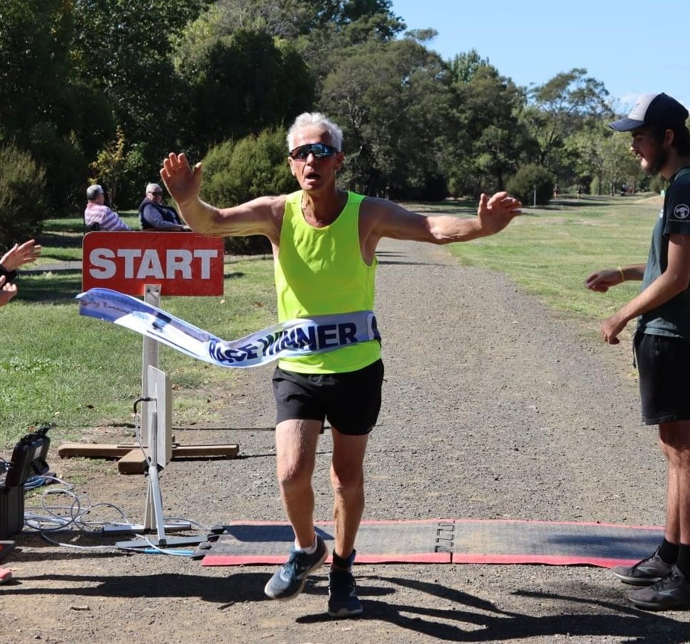 Neil dominates in the heat to take race one. - Launceston Running Club